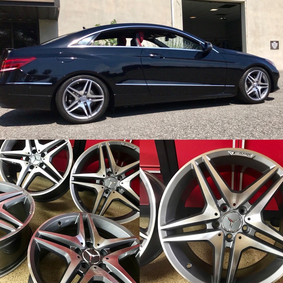 18 INCH MERCEDES E63 NEW RIMS WHEELS SET 4 FITS E350 E300 E550 C300 ...