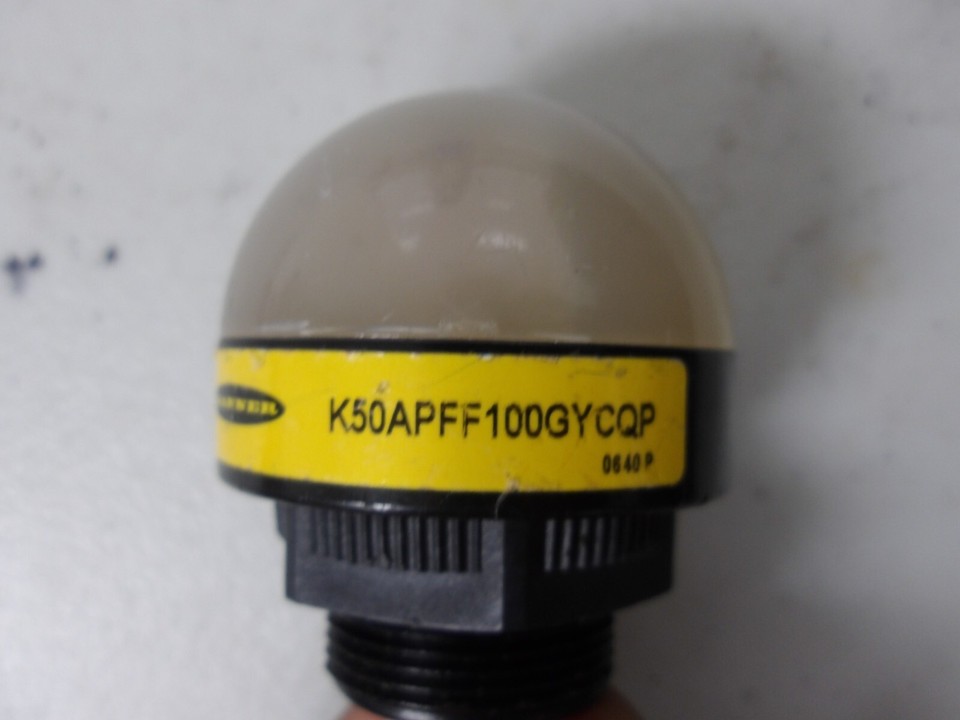 Used Banner K50APFF100GYCQP Illuminated Optical Button | eBay