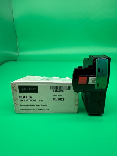 NEW Quadient IXINK1 Red Ink Cartridge for iX-1 Postage Meters Sure.Jet ...