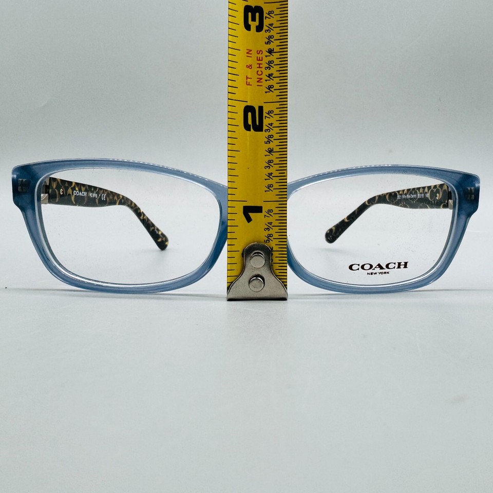 Coach Eyeglasses HC 6119 / 5521 Milky Blue Denim 53-16-140 mm ORIGINAL ...