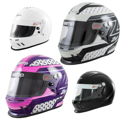 Zamp Kart Helmet RZ 37 YOUTH Sizes SFI 24.1 Spec Ideal for Oval Race ...