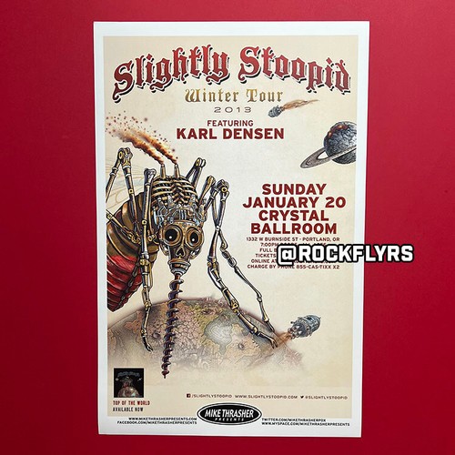 SLIGHTLY STOOPID 2013 (Winter) Original 11x17 Concert Promo Poster ...