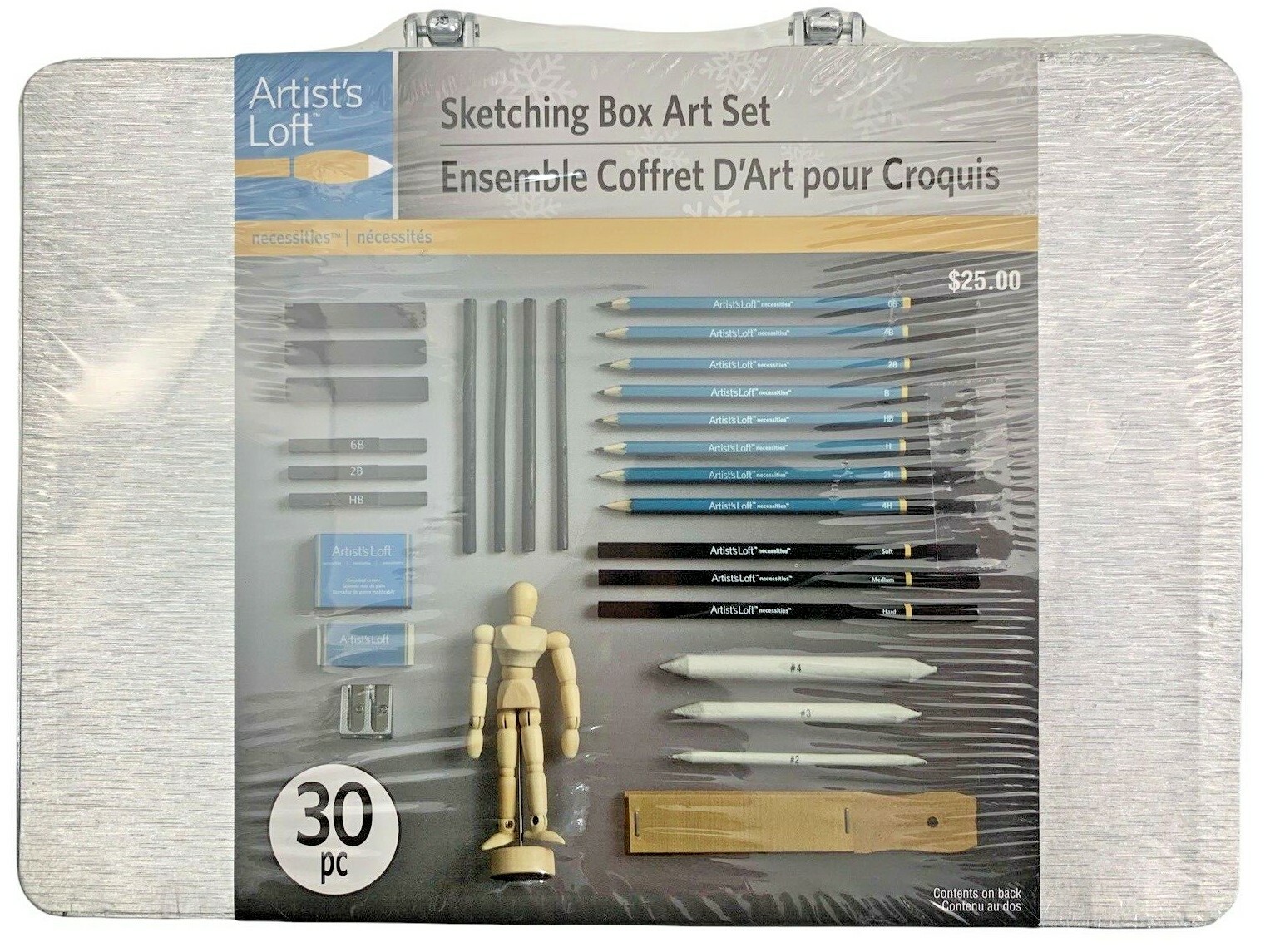Artist's Loft Mini Manikin Jointed Figure 30 PC Sketching Box Art Set ...