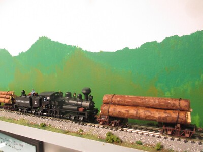 HO Scale Genuine Pine Log Load Shay Kadee Skeleton Log Car 4 Loads | eBay