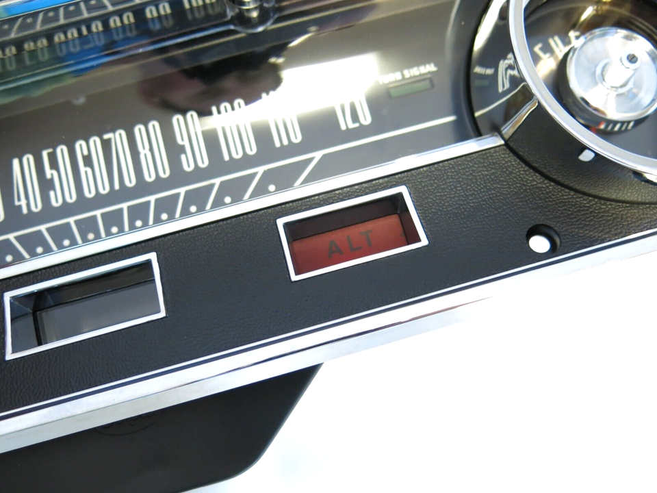 1965 Ford Mustang Standard Gauge Dash Cluster Alternator Reconditioned ...