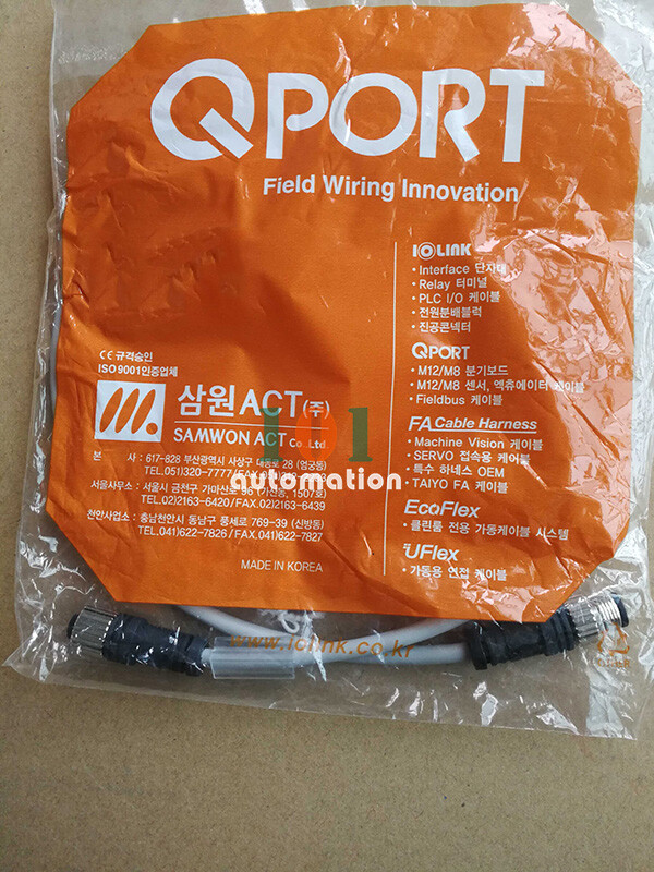 1PCS NEW FOR QPORT M12 Plug in cable M12S-A43-V030 | eBay
