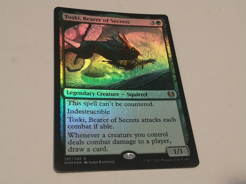 Toski, Bearer Of Secrets - MTG Magic The Gathering Kaldheim Foil Rare ...