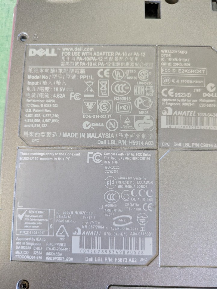 Dell Latitude D610 Laptop Intel Pentium Vintage, Windows XP | eBay