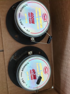 Tech Super Tweeter 400W Pair | eBay