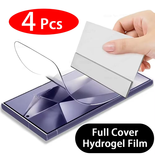 4Pcs Hydrogel Film Full Cover Screen Protector for Samsung Galaxy S23 ...