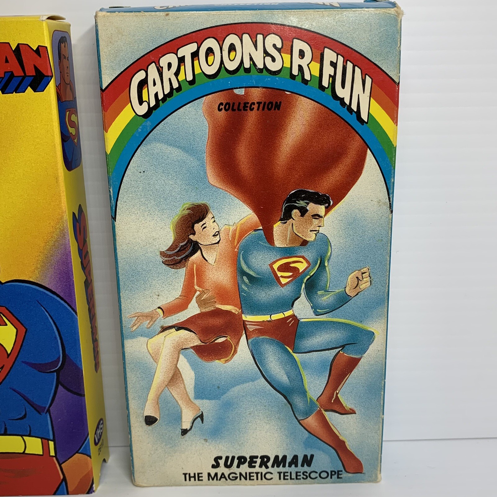 1989 & 1993 Set of 2 Superman VHS Tapes Cartoons | eBay