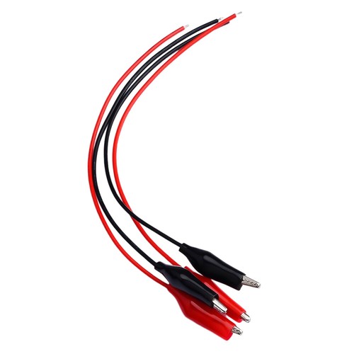 4 Pieces(2 Red+ 2 Black) 20CM Single-headed Alligator Clips With ...