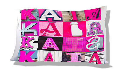 KAIA Personalized Pillowcase featuring photos of actual PINK sign ...