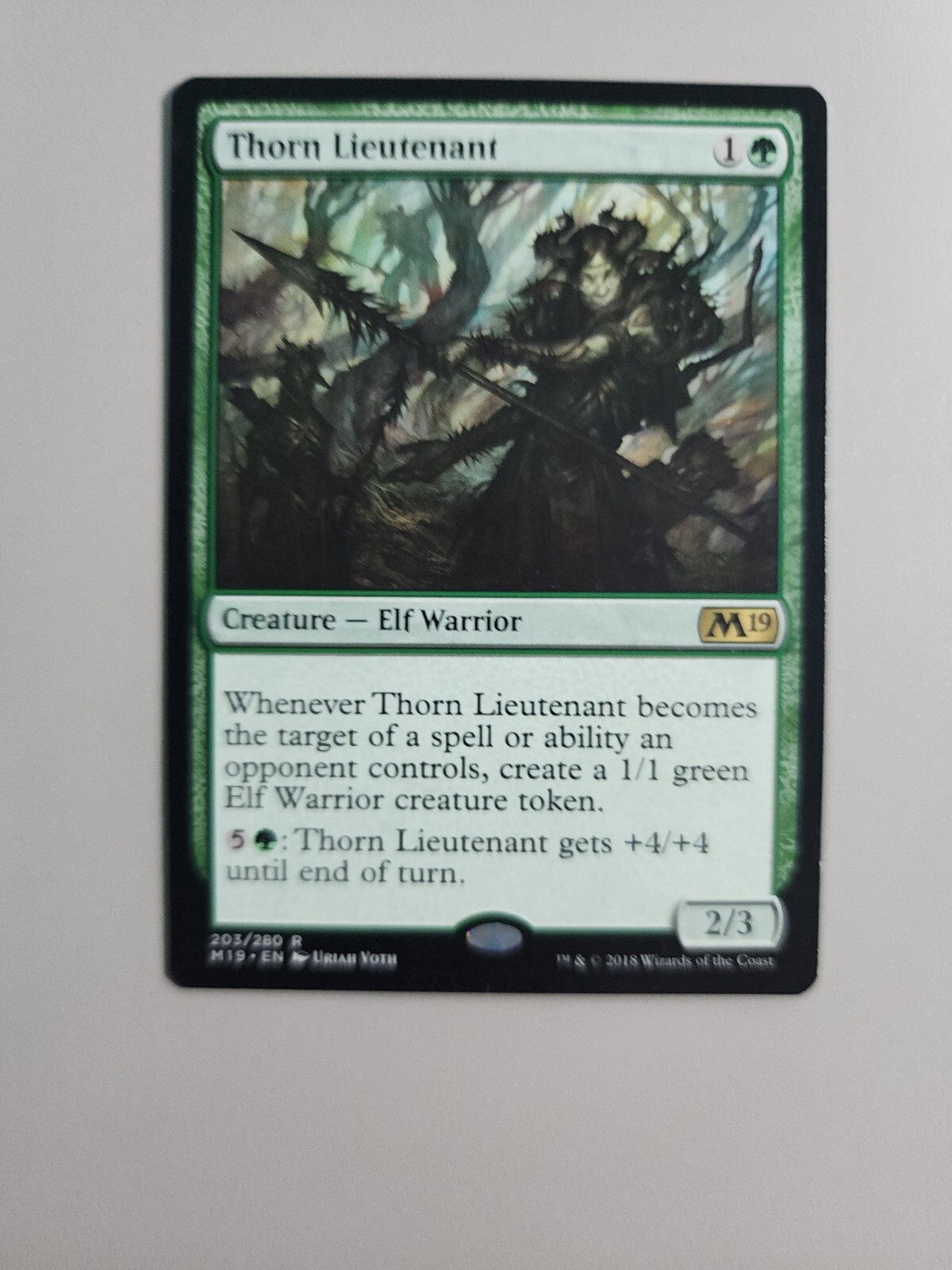 MTG Thorn Lieutenant Core Set 2019 203/280 Regular Rare | eBay