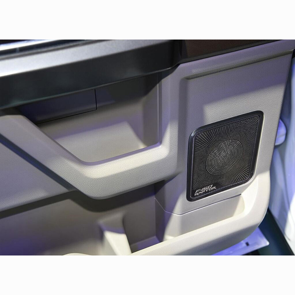 Fits 2015-2020 Ford F-150 Door Speaker Sound Panel Cover Trim Stainless ...