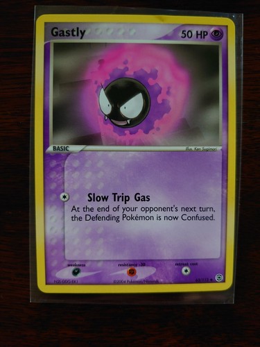 Pokémon TCG Gastly EX FireRed & LeafGreen 63 Regular uncommon Error ...