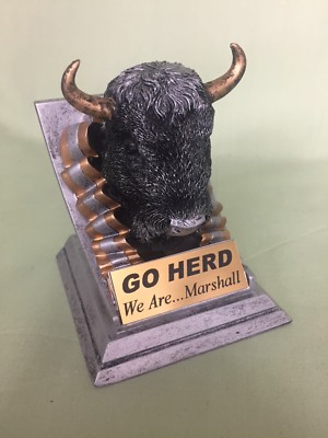 Marshall Buffalo Mascot Resin Collectible/Gift With Free Engraving | eBay