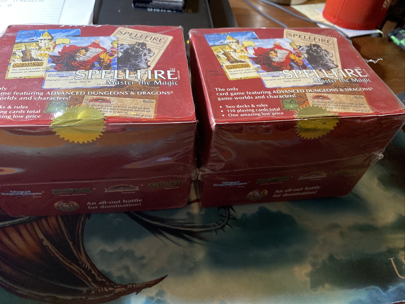 Spellfire TCG Card Game 2nd Edition Starter Box Empty With Plastic Wrap ...