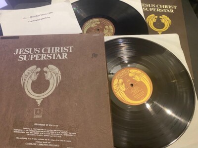 Jesus Christ Superstar LP Album + Libretto Decca Records DXSA 7206 1970 ...