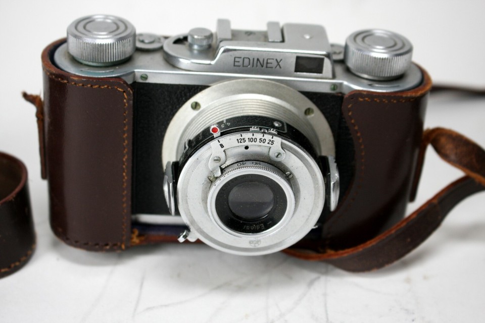 VINTAGE WIRGIN EDINEX CAMERA AND CASE FOR PARTS OR REPAIR | eBay