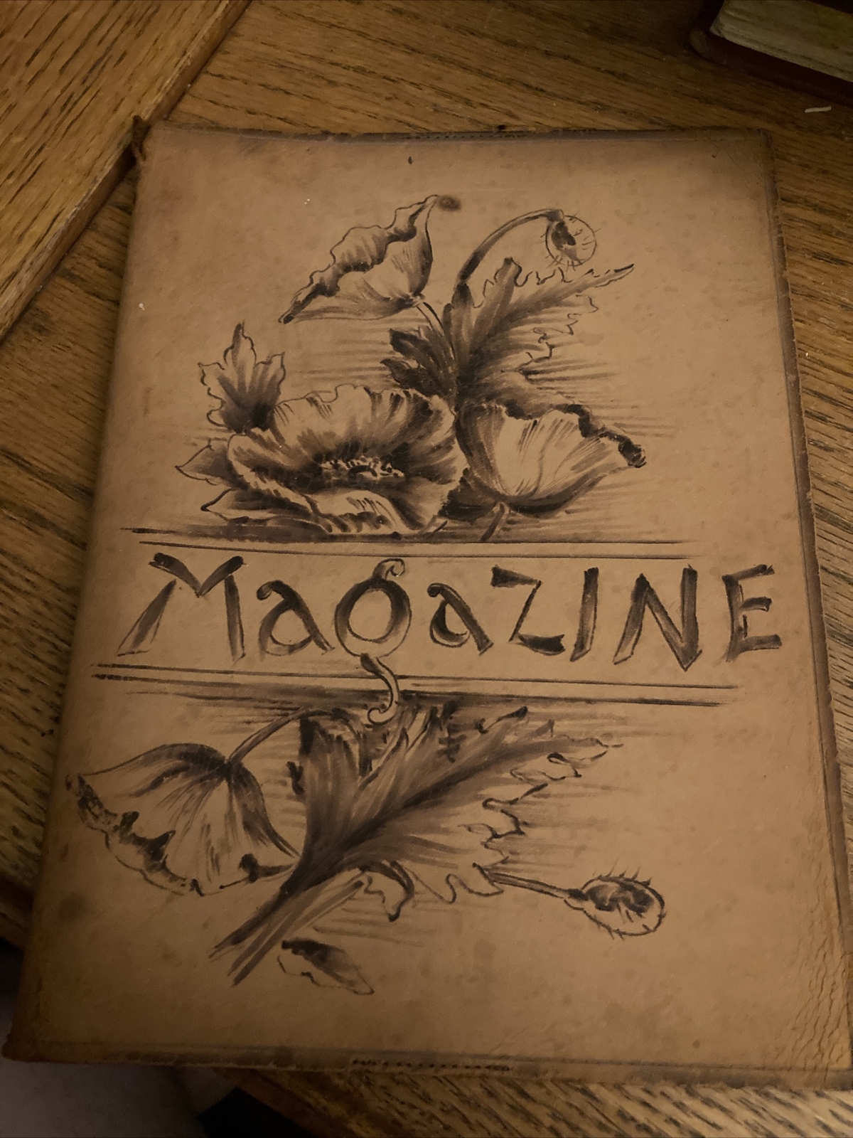 Vintage Leather Magazine Cover | eBay