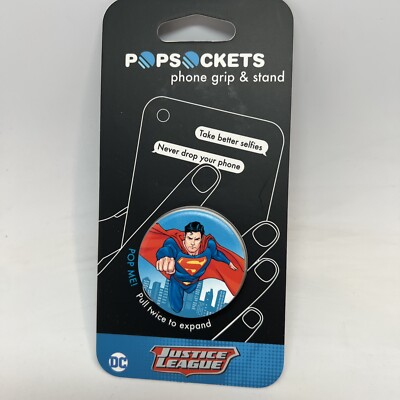 Popsockets SUPERMAN Justice League DC Universal Phone Grip Stand | eBay