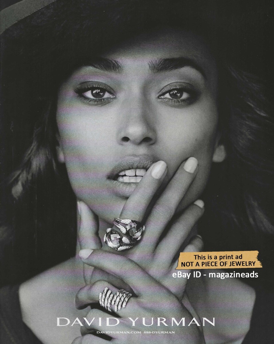 DAVID YURMAN 1-Page PRINT AD 2013 ANAIS MALI Peter Lindbergh Beautiful ...