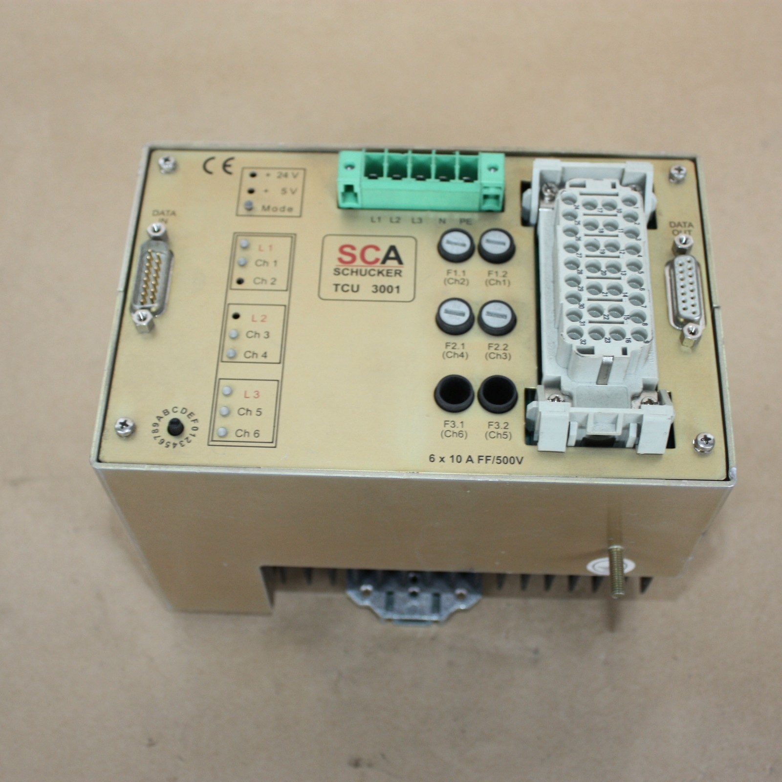 SCA Schucker TCU 3001 SEALING SYSTEM servo valve CONTROLLER 8900.0002 ...