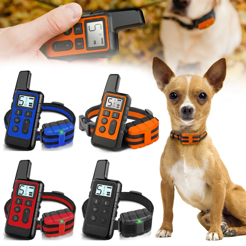 Dog Training Collar Rechargeable Waterproof Remote Control Dog Training ...