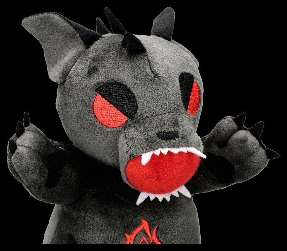 Plush Figure Demonic Monster Chupacabra Gothic Cuddly Toy Gift H 18 ...