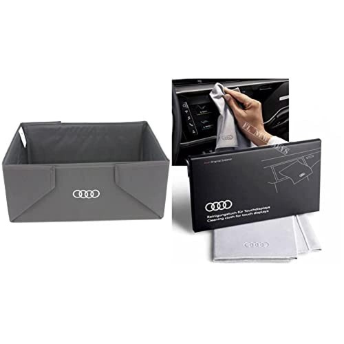 (TG. 30 x 30 cm) Audi Cesto per auto a marchio originale & 80A096325 ...