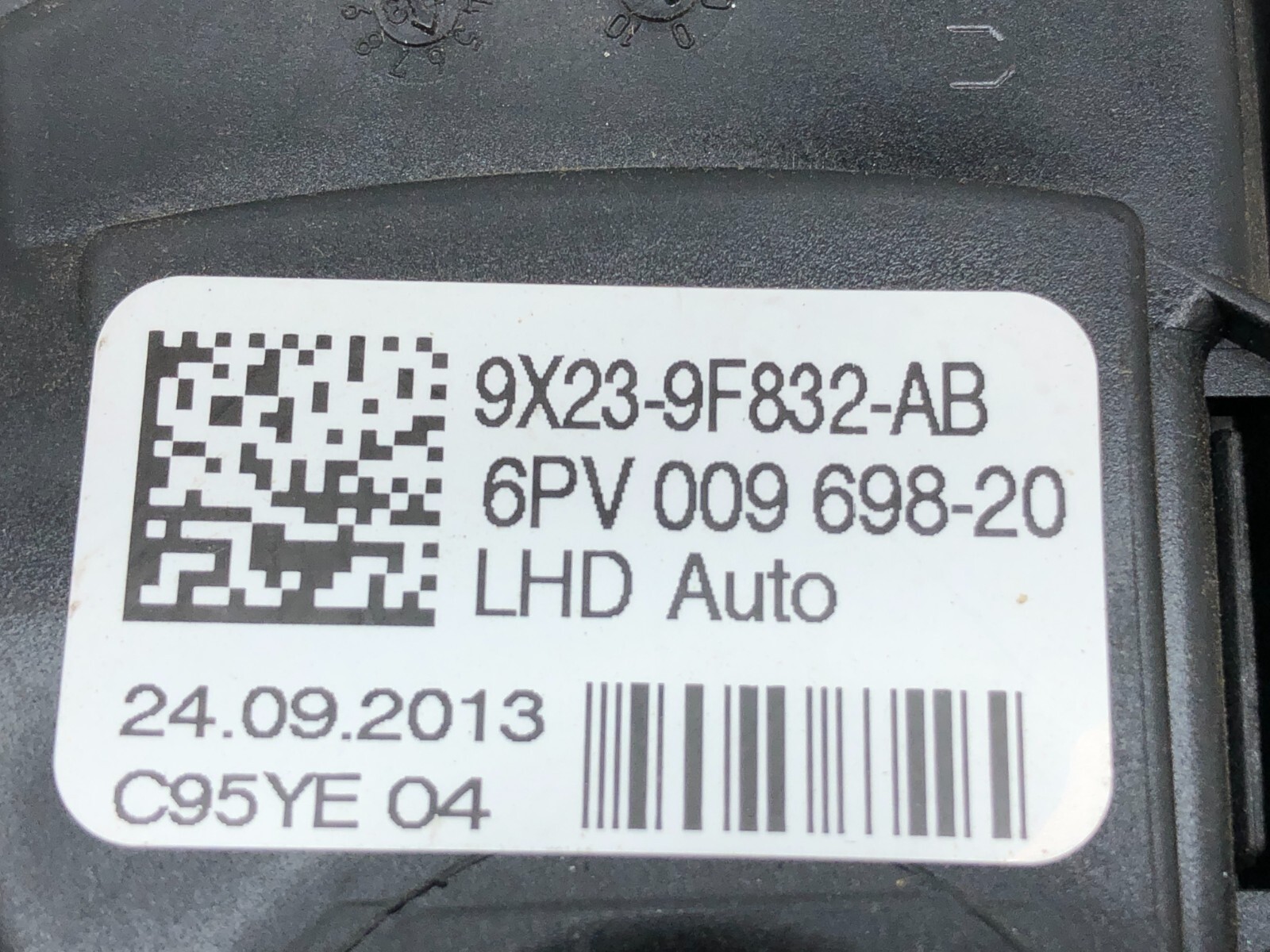 2011-2019 JAGUAR XJ XJL GAS THROTTLE ACCELERATOR PEDAL SENSOR ASSY OEM ...