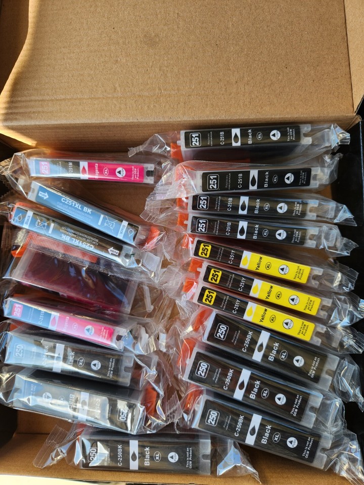 17pc Arthur Imaging Inkjet Cartridge Set 22 - PIXMA IP7220/MG5420/MX922 ...