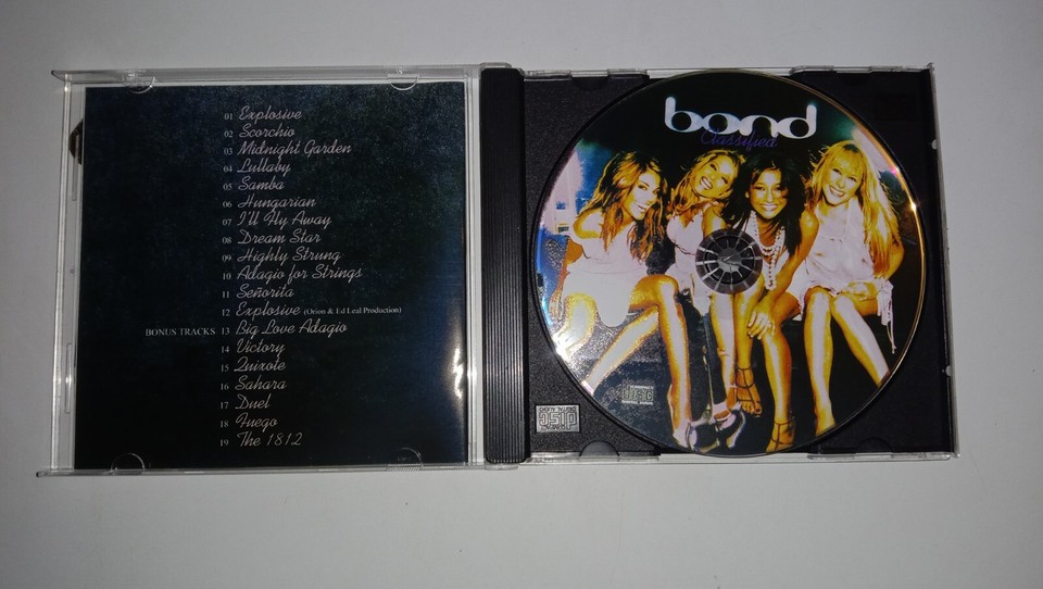 BOND - 'Classified' 2004 CD Album IN VGC FREE POSTAGE FAST SHIPPING OZ ...