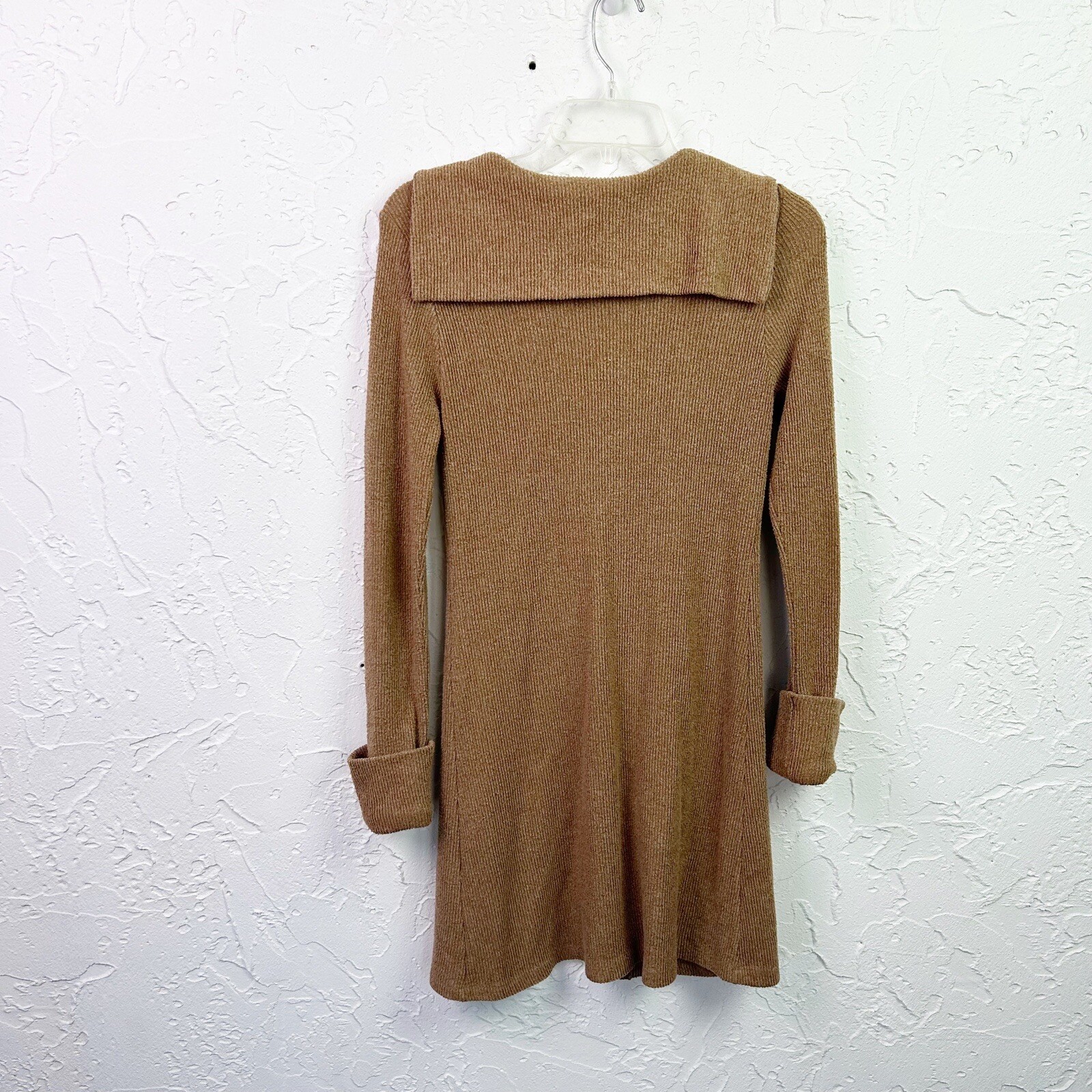 Vintage Y2K Early 2000s Tan Toggle Button Duster Card… - Gem