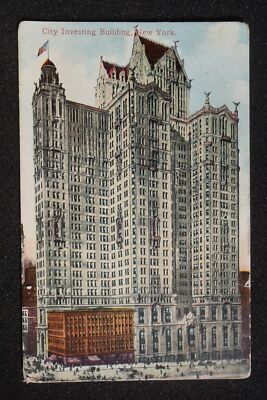 1910s City Investing Building New York City NYC NY Postcard | eBay