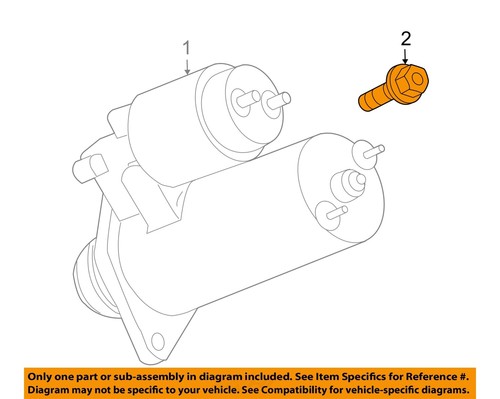 GM OEM 06-07 STS Electrical Starter-Starter Bolt 11569751 | eBay