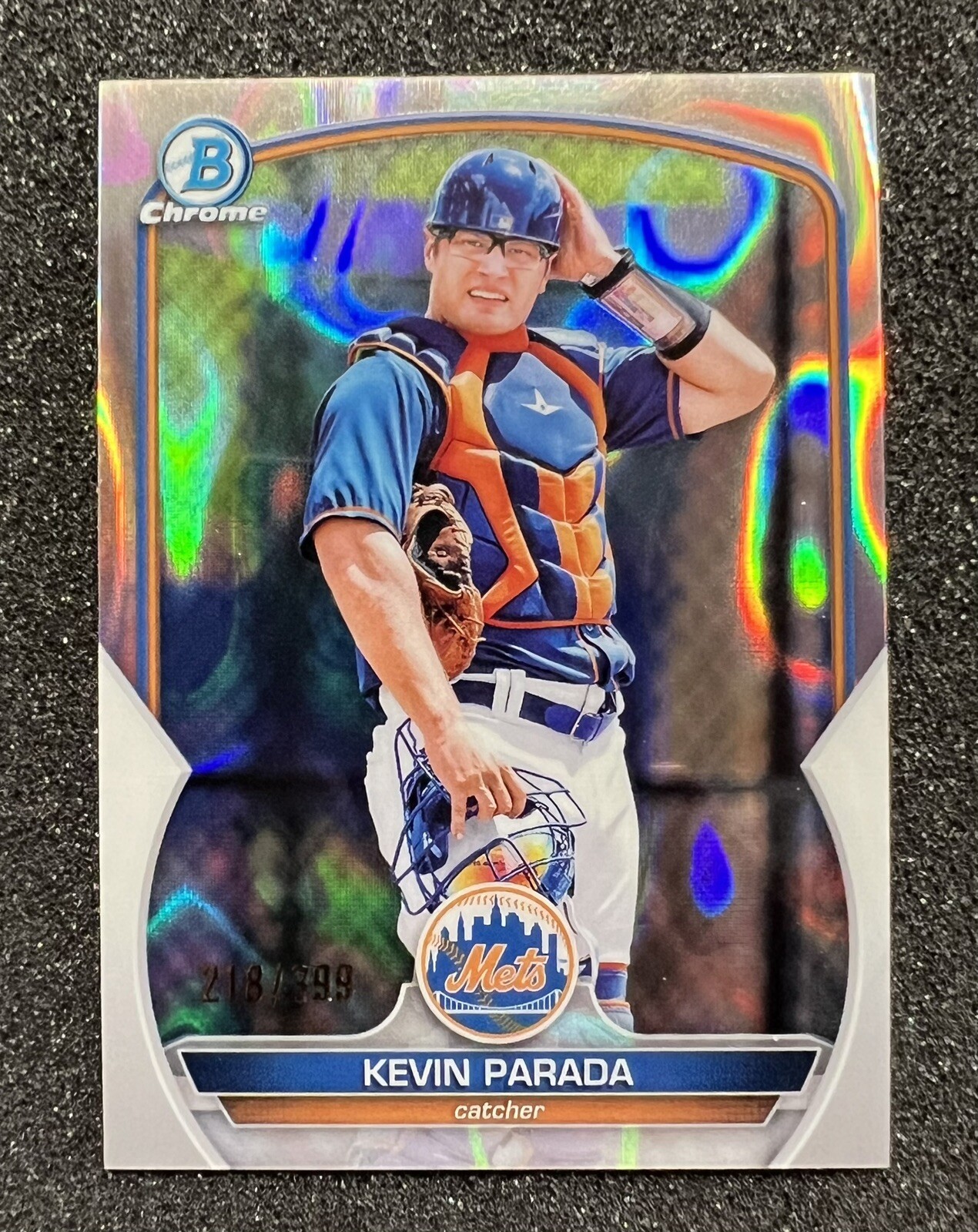 2023 Bowman Chrome Kevin Parada Ray Wave Parallel Refractor /399 New ...