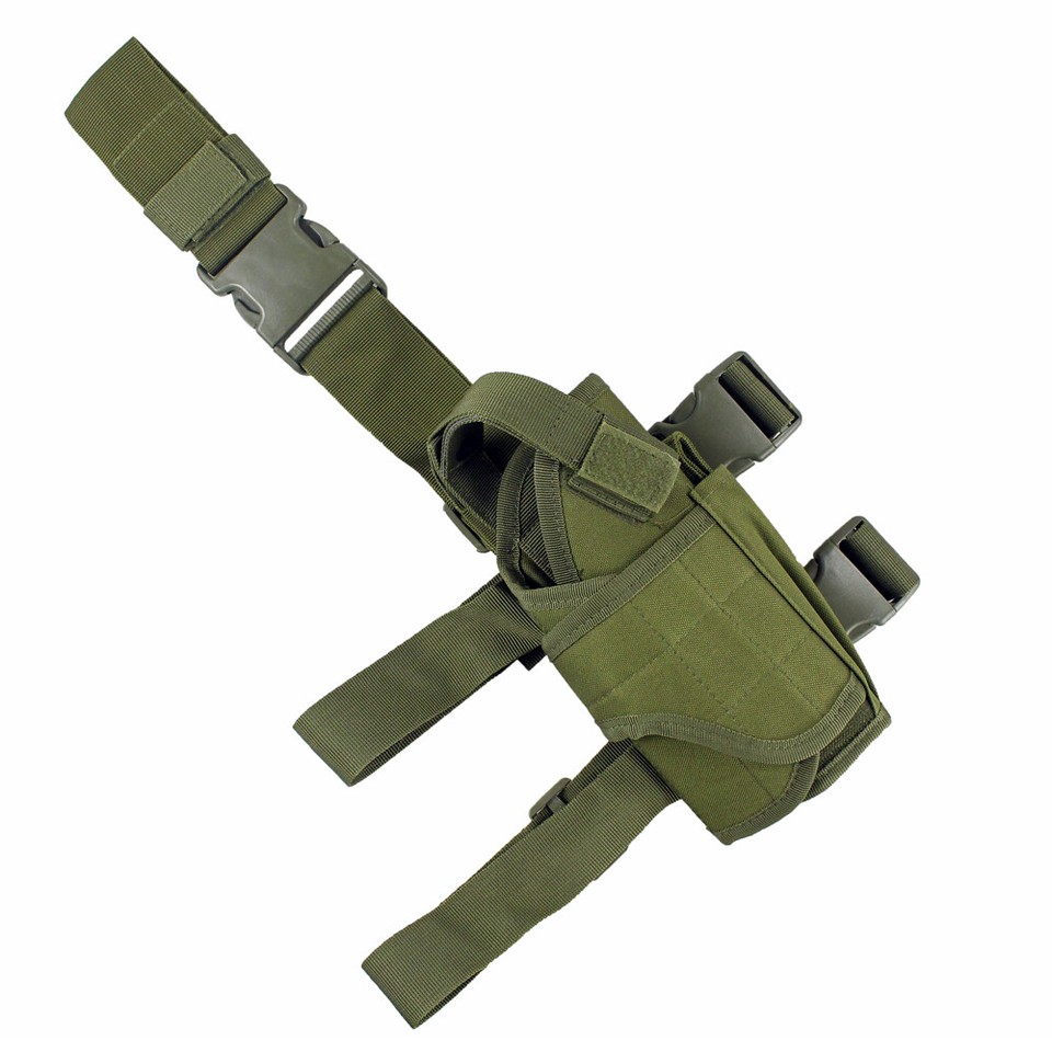 Tactical Military Drop Leg Holster Thigh Pistol Gun Pouch Right Hand ...