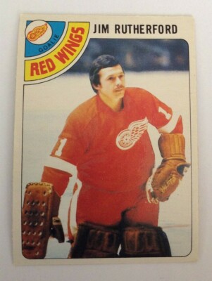 JIM RUTHERFORD HOCKEY CARD CHICAGO BLACK HAWKS O-PEE-CHEE 1978 | eBay