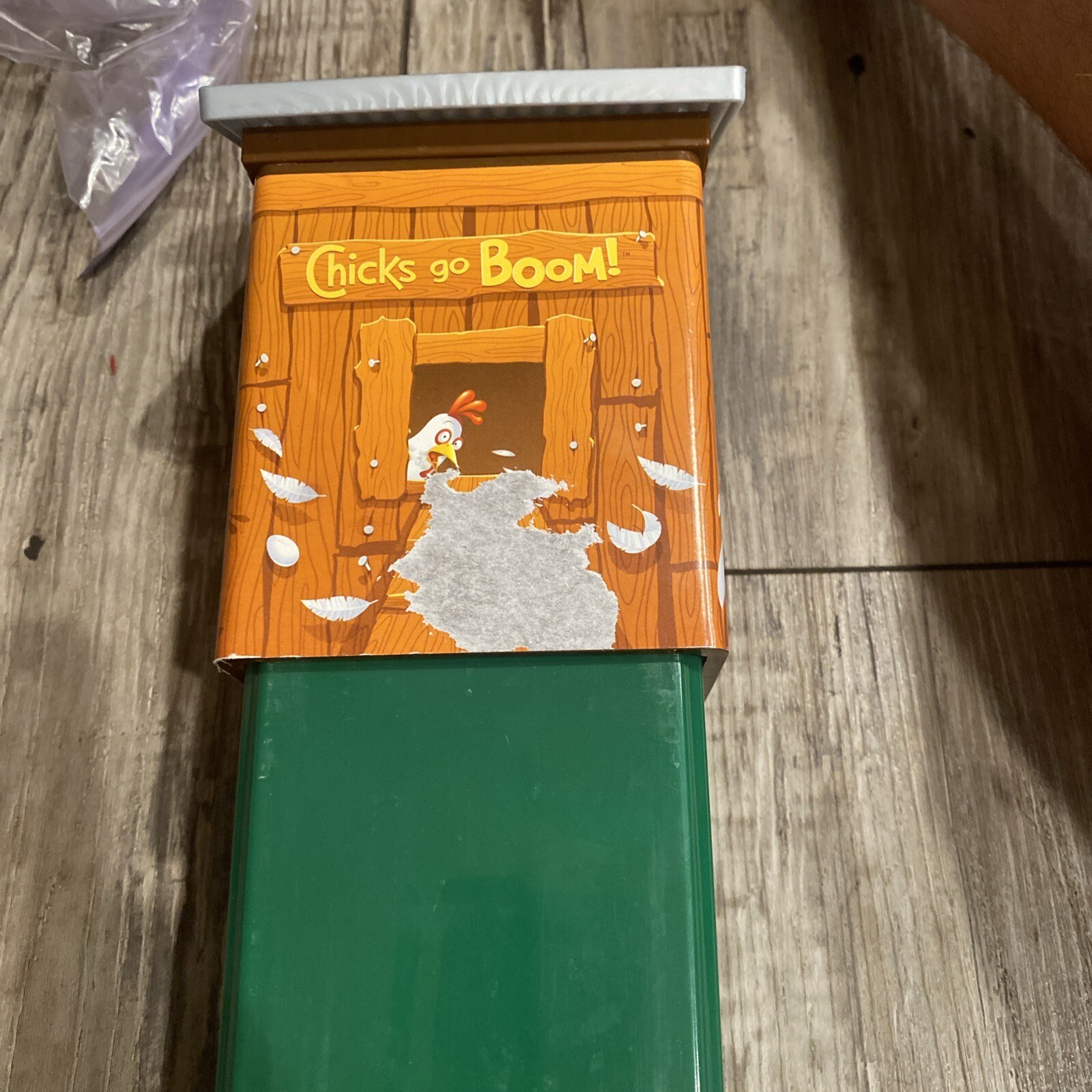 Cluck 'n' Chuck or Chicks Go Boom Timed Race Kids Board Game Patch 2012 ...