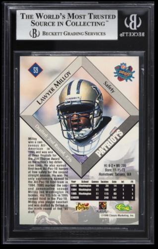 1996 Classic NFL Rookies - #59 Lawyer Milloy (RC) for sale online | eBay