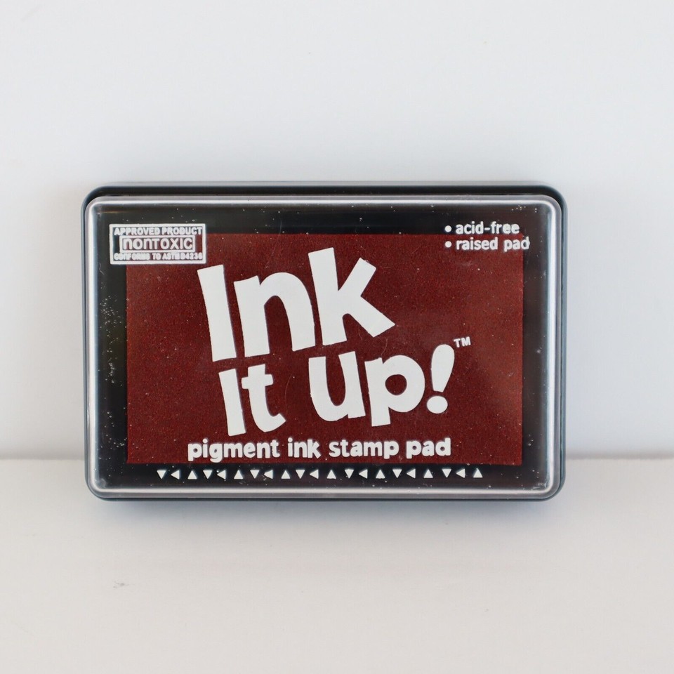 Lot of 2 Ink It Up Pigment Ink Pad Cranberry & Black | eBay