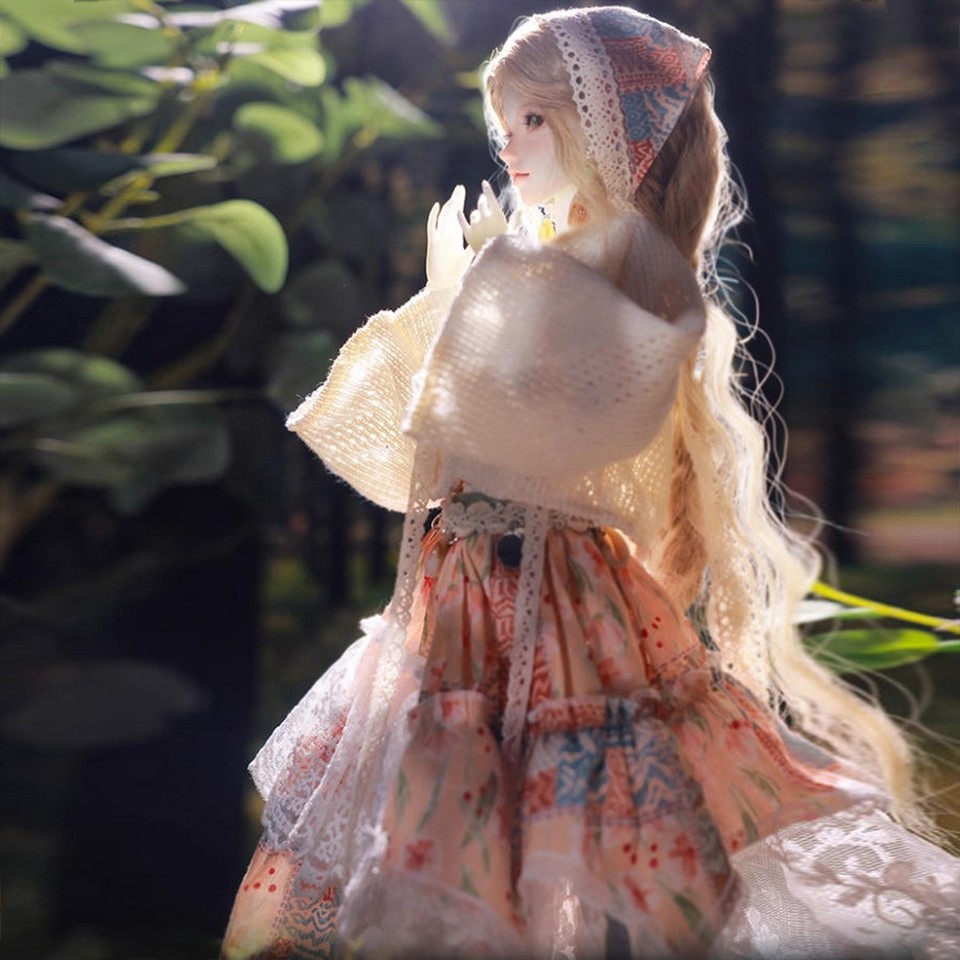 Bare 1/4 BJD Doll Face Makeup Bohemian Style Artistic Forest Girl ...