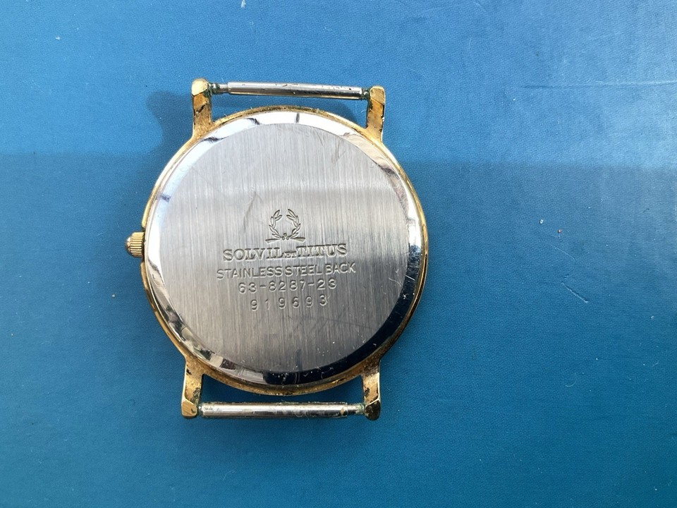 Solvil et Titus Quartz Gold Plated Wrist Watch 83-8287-23 | eBay UK