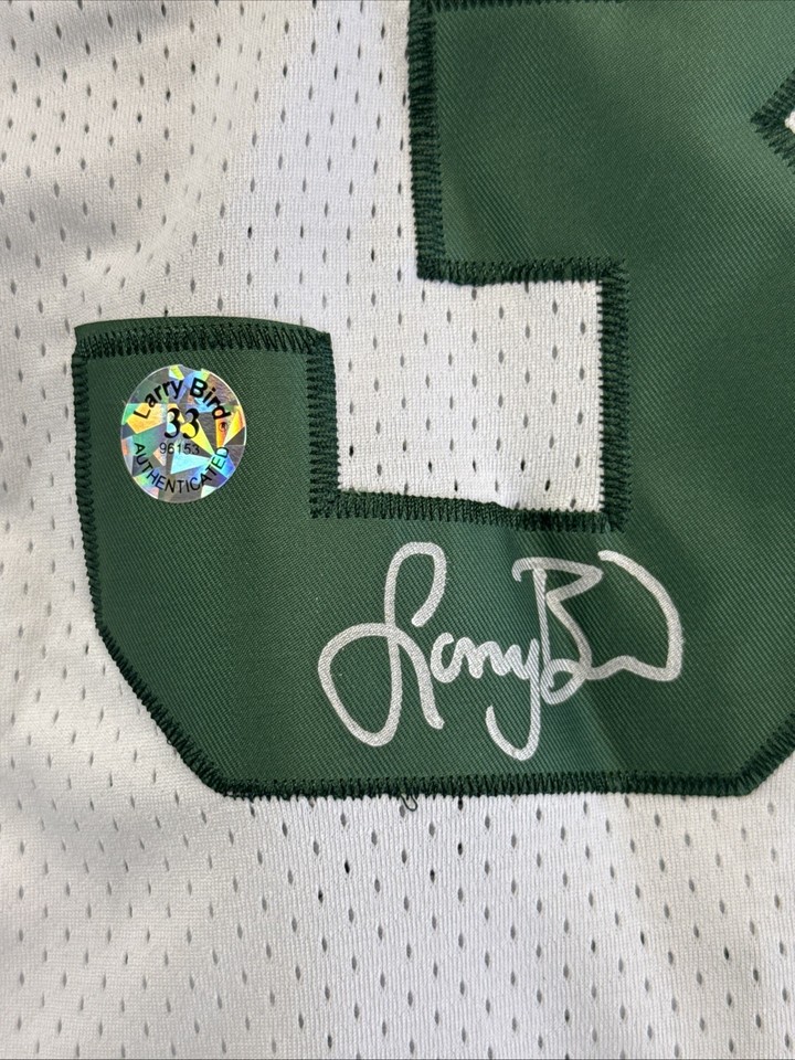 Larry Bird Signed Boston Celtics Adidas Hardwood Classics Jersey Larry ...