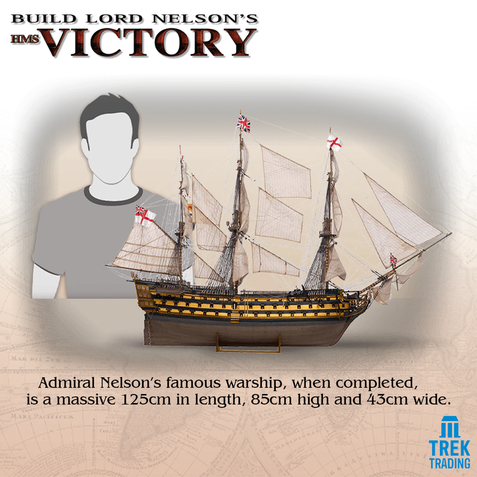 HMS Victory Complete Model Set inc Jig Stand & Tools - Build Nelson's ...