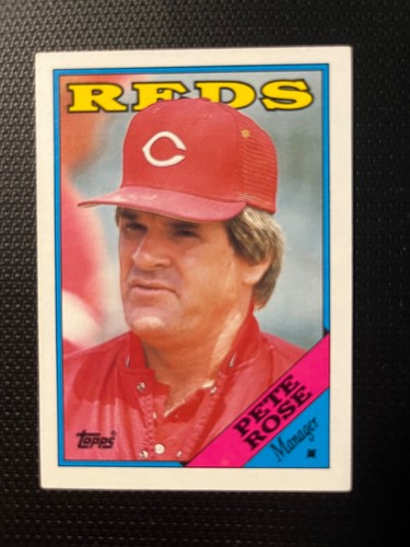 1988 Topps - Team Checklist Pete Rose #475, Color Error | eBay