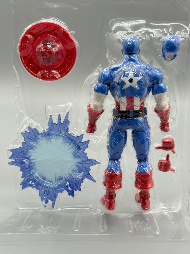 CAPTAIN AMERICA Gamerverse 6" Marvel Legends Figure Retro from Venom 2 ...