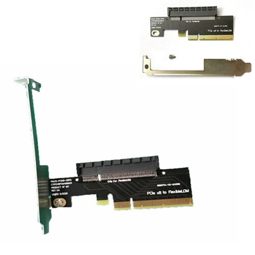 PCIe X8 Riser card for HP FlexibleLOM 2Port GbE 331FLR 366FLR 544FLR ...